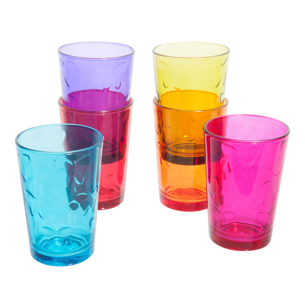 6 verres en verre multicolore KELEBECK | Maisons du Monde