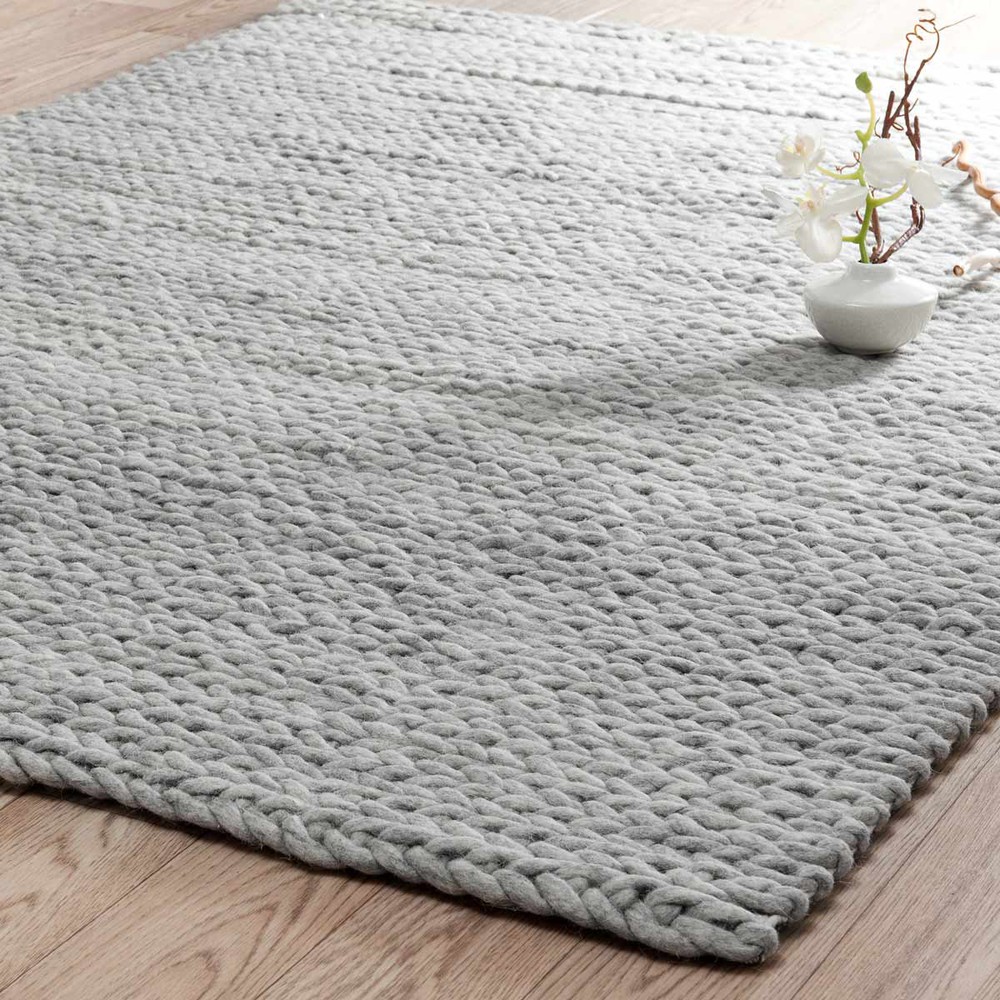 Tapis gris clair Stockholm 140x200 | Maisons du Monde